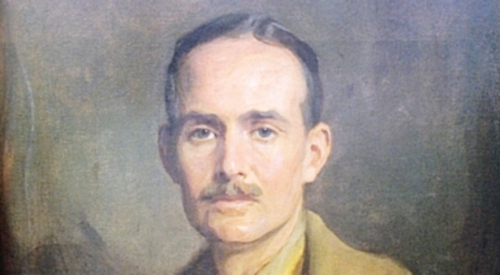 Lucy Fleming gives reading at commemoration for Major Valentine Fleming ...